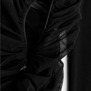 Mugler | Dresses | Mugler X Hm Knotdetail Oneshoulder Dress Size S New ...